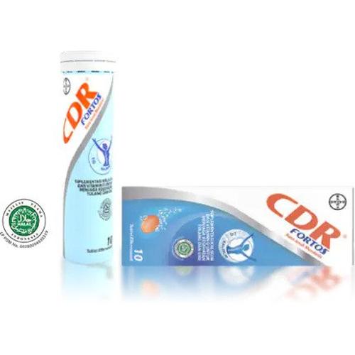 Jual CDR FORTOS EFFERVESCENT ISI 10 TABLET SUPLEMEN TULANG DENGAN ...
