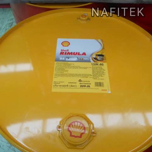 Jual Oli mesin Diesel sae 15w/40 Api CI-4 Shell Rimula R4X Drum 209lt ...
