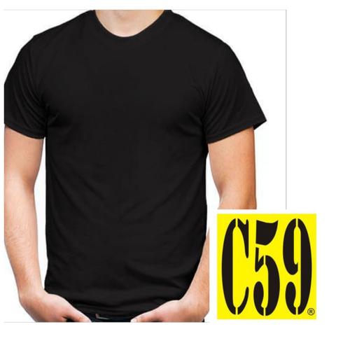 Jual KAOS OBLONG C59 POLOS ORIGINAL WARNA HITAM, DISTRO C59 BLACK ...