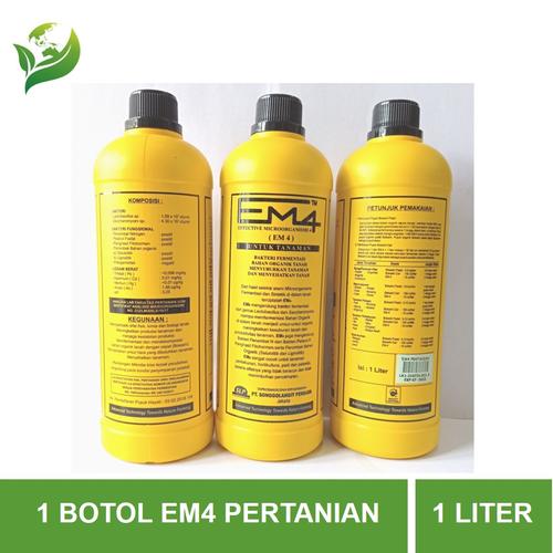 Jual EM4 PERTANIAN PENYUBUR TANAH CAIRAN BENIH KOMPOS 1 LITER - Kab ...