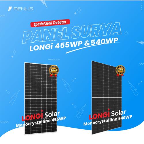 Jual LONGi 455Wp 540wp Mono PERC Halfcut / Panel Surya 455 540 - 375 WP ...