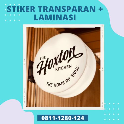 Jual Stiker Neon Box Transparan + Laminasi Custom Sticker Ritrama - Kab ...