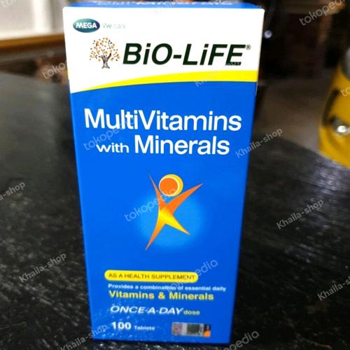 Jual Biolife Multivitamin with Mineral isi 100 Impor - Jakarta Selatan ...