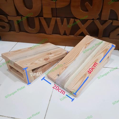 Promo Tanjakan Kayu / Tanjakan Motor / Wooden Ramp 40cm x 20cm - Tinggi ...