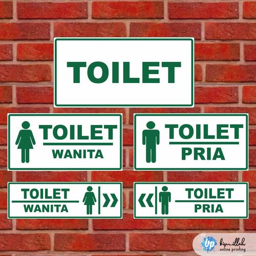 Jual Akrilik TOILET lengkap - Toilet Pria, Tambah Logo - Kota Surabaya ...