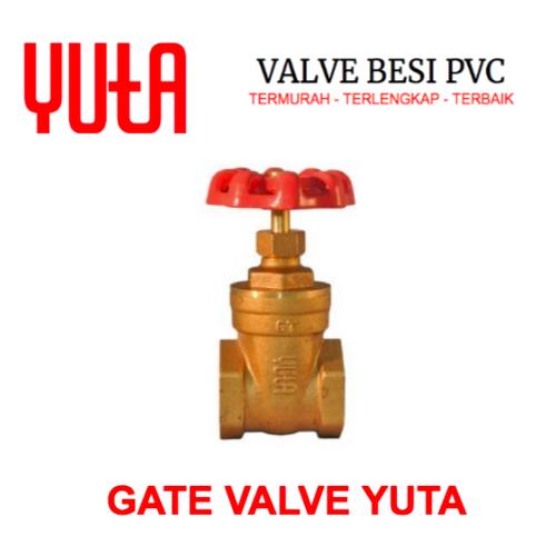 Jual Gate Valve 2 inch YUTA / Stop Kran-Keran Buka Tutup YUTA 2 ...