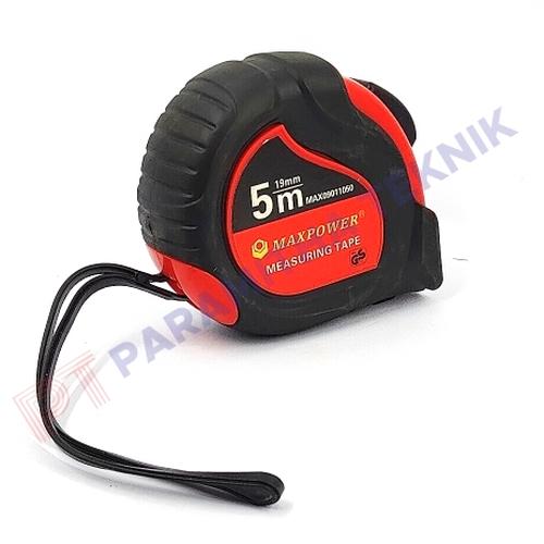 Jual Meteran 5 meter / measuring tape / meteran biasa 5 m MAXPOWER ...