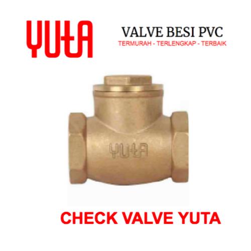 Jual Check Valve 2 inch YUTA / swing check / Klep tabok 2" - Jakarta ...