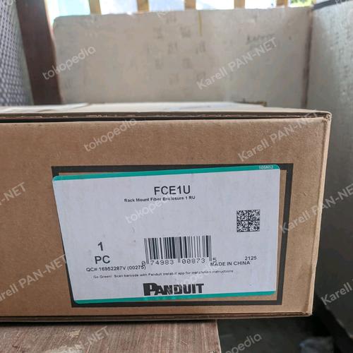 Jual FCE1U rack mount fiber box: panduit opticom QuickNet, for ...