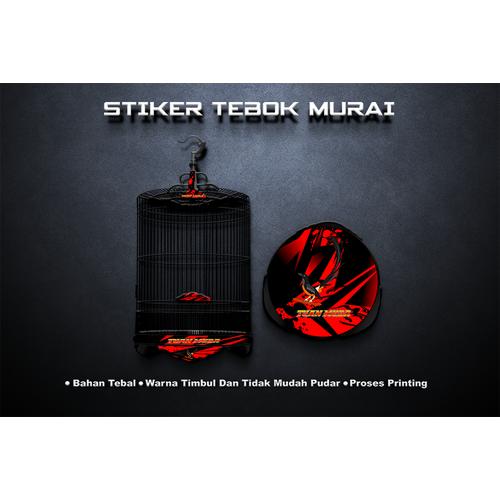 Jual stiker tebok murai motif murai - nomor 1 - Kab. Jombang - JCustom ...