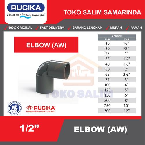 Jual Elbow Knee Rucika AW 1/2 3/4 1 inch - 1/2 - Kota Samarinda - TOKO ...