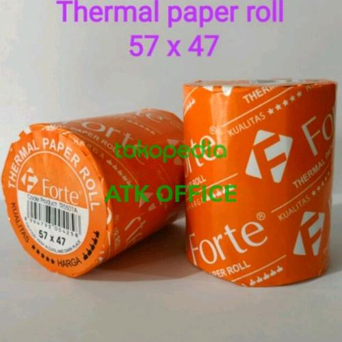 Jual KERTAS THERMAL 57 x 47 FORTE / THERMAL ROLL 57x47 - Jakarta Utara ...