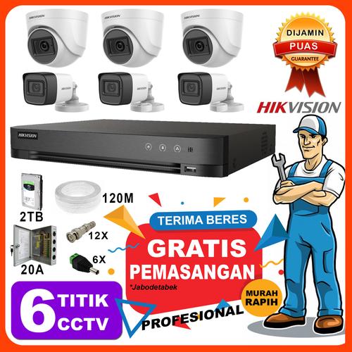 Jual Jasa Pasang CCTV Paket 6 titik Hikvision Murah Profesional - Toko ...