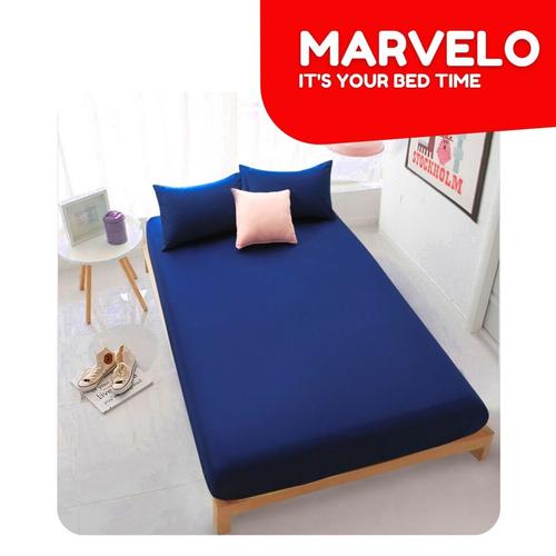 Jual Marvelo Sprei Set Polos Single Double Ukuran Lengkap Tinggi 30 ...