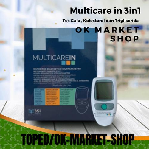 Jual Alat Tes Trigliserida Multicare in 3in1 - Alat Multicare 3in1 ...