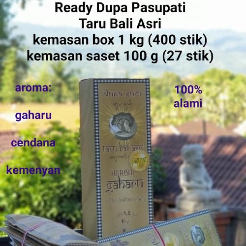 Jual dupa pasupati taru bali asri 1 kg - kemenyan, saset (27stik) - Kota Bekasi - Gitapedia ...
