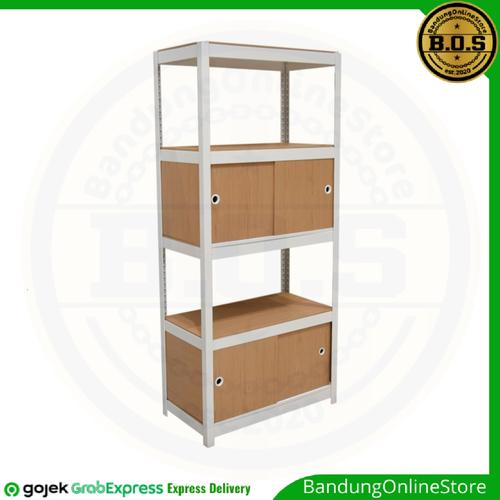 Jual Rak Besi Susun 5 Tingkat Dengan 2 Laci Ace Hardware Homedant Putih ...