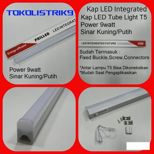 Jual Lampu T5 LED Tube Light 9watt / Tube Light LED T5 9w - SINAR PUTIH ...