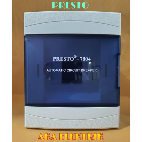 Jual Box Mcb Presto 4 Group + Cover 3804-5804-7104-7804 - Jakarta Barat ...
