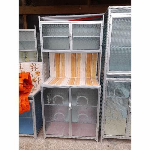 Jual LEMARI PIRING 3 PINTU RAK PIRING 3 PINTU RAK PIRING ALUMUNIUM RATA ...