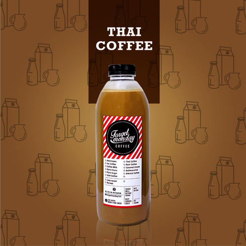 Jual Thai Coffee, Es Kopi Thai 1 Liter, Kopi botolan - 1000ml - Kota ...