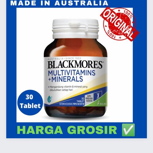 Jual BLACKMORES MULTIVITAMIN + MINERAL -ISI 30 TAB - isi 30 tablet - Jakarta Pusat - Sehat ...