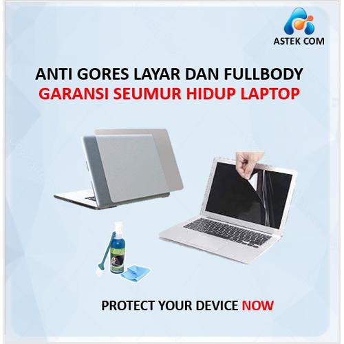 Jual Paket Anti Gores Laptop Layar Full Body Garansi Life Time - Kota ...