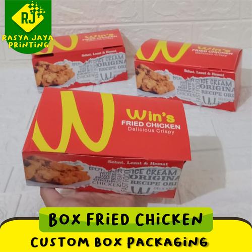 Jual Box Chicken | Dus Ayam Custom | Kotak Makan Custom | Box Fried ...