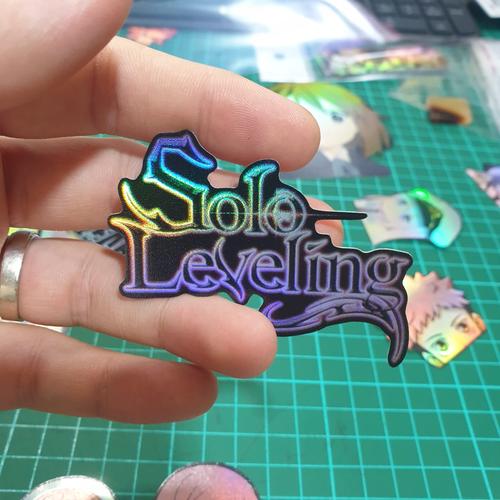 Jual Sticker Hologram Anime - PSH965 - Logo Solo Leveling - Jakarta ...
