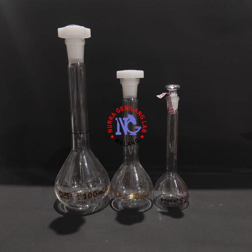 Jual labu ukur volumetric flask 50 ml pyrex - Kota Malang - Ophin Alat Lab Alkes | Tokopedia