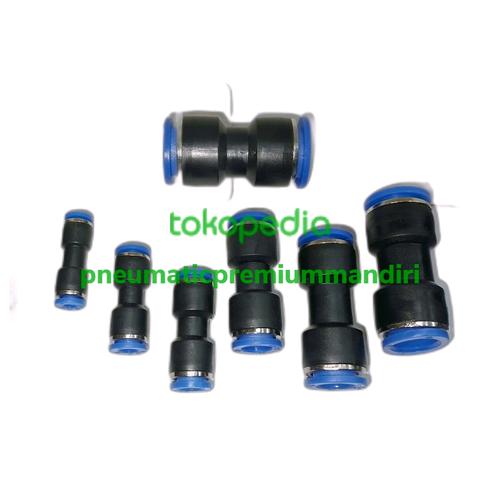 Jual FITTING LURUS PUC - 4MM HPC BLUE - Jakarta Barat - Pneumatic ...