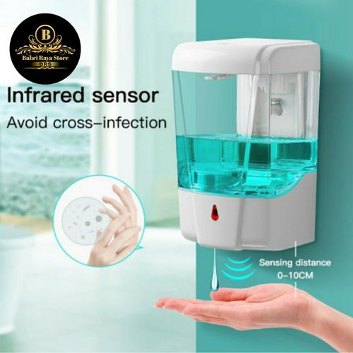 Jual Dispenser Sabun Otomatis Tempat Sabun Cair Hand Sanitizer Sensor ...