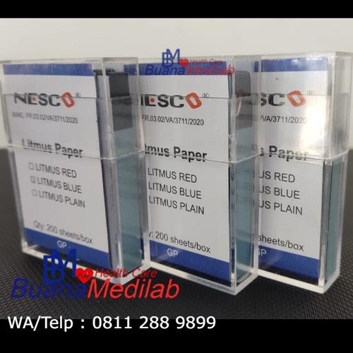 Jual LITMUS PAPER RED, LITMUS BLUE , KERTAS LAKMUS ,KERTAS PH NESCO ...