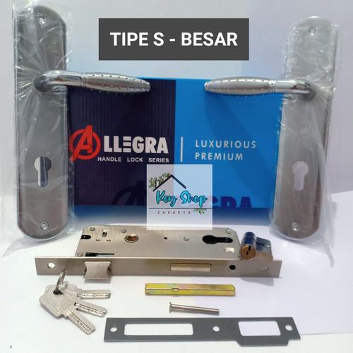 Jual KUNCI PINTU RUMAH BESAR ALLEGRA tipe-S/HANDLE PINTU RUMAH Set ...