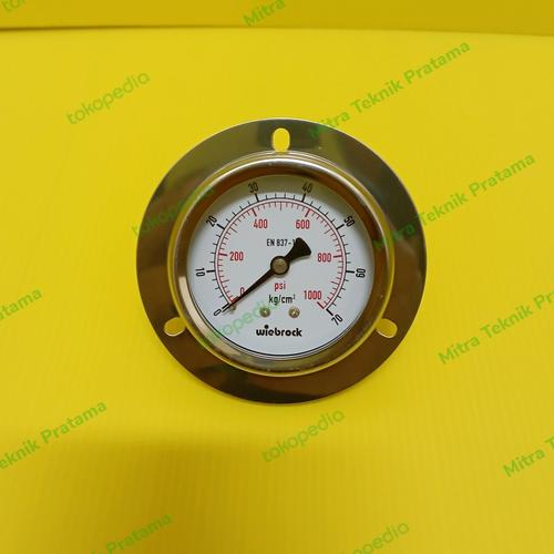 Jual Manometer Pressure Gauge Stainless Payung 2 1/2 inchi 70 Bar 1000 ...