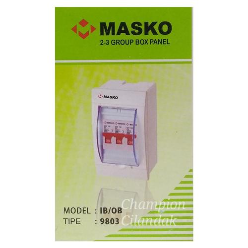 Jual MASKO Box MCB 3 Group Inbow Outbow 9803 Masko - Jakarta Selatan ...