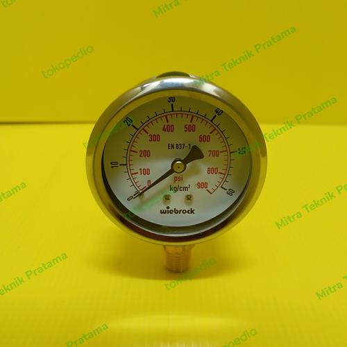 Jual Manometer Pressure Gauge Stainless Raket 2 1/2 inchi 900 psi 60 ...