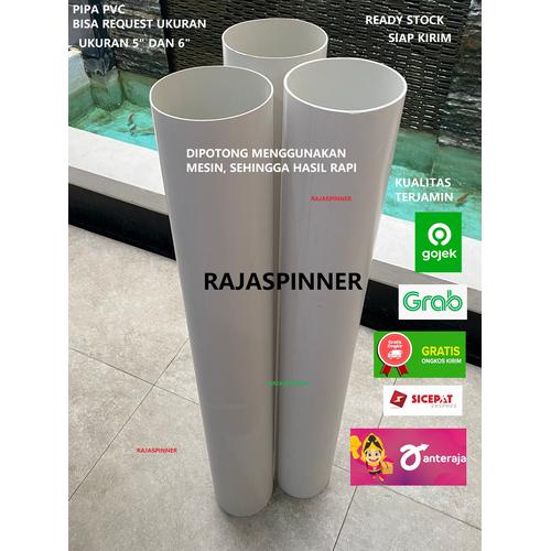 Jual PIPA D 6" INCH PIPA PER 50 CM PIPA PVC BERKUALITAS PIPA BARU ...