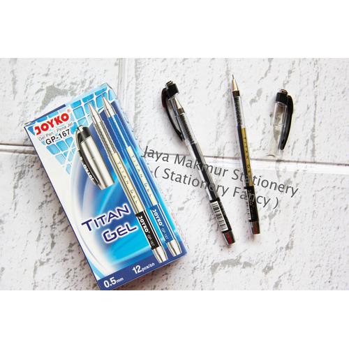 Jual Pen gel Joyko GP-167 Ukuran 0.5 mm (1 lusin) - Jakarta Barat ...
