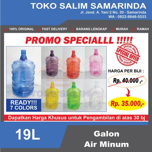 Jual Ready Banyak WArna ! Galon air minum 19 Liter ! Harga PROMO ...