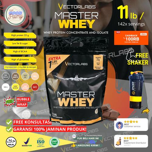 Jual VectorLabs Master Whey 11 Lbs Lb 11Lbs 11Lb Vector Labs Whey ...