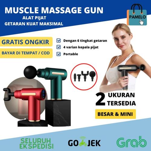 Promo Fascial Gun Massage Gun // Alat pijat Portable Terapi Relaksasi ...