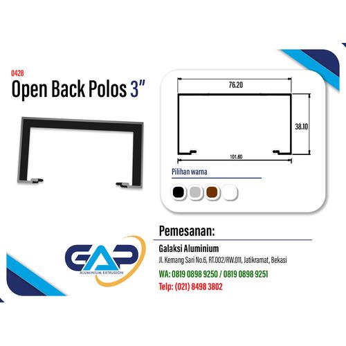 Jual Material Kusen Aluminium Alumunium Open Back Inkalum Alexindo Alex ...