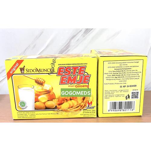 Jual SIDOMUNCUL ESTE EMJE ISI 5 SACHET STMJ ES TE EM JE DENGAN GINSENG ...
