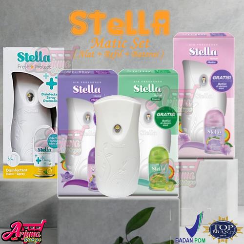 Jual Stella Matic alat + refil 225 ML pengharum ruangan otomatis - SET ...
