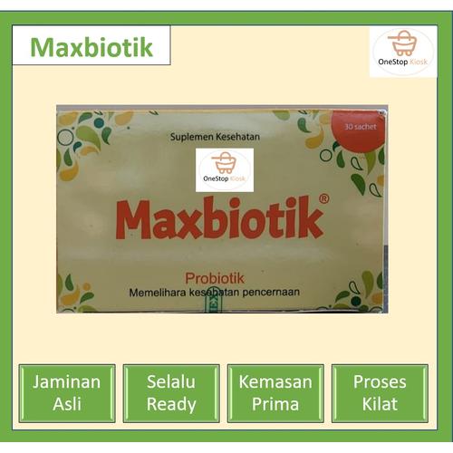 Jual Maxbiotic probiotic box - 30 sachet - Memelihara Kesehatan ...