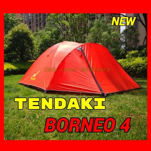 Jual Tenda Camping Tendaki Borneo 4 - Orange - Kota Surakarta ...