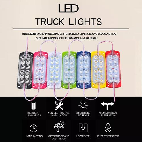 Jual Led Modul Led Injection Modul 12 led 12 mata 12 volt & 24volt 12v ...