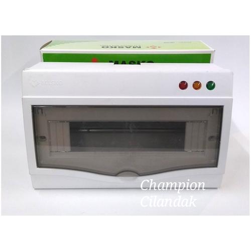 Jual Box MCB 12 Group Outbow Inbow + Lampu indikator 9812L MASKO ...