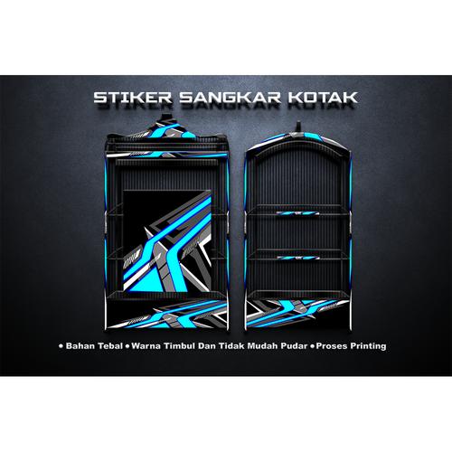 Jual STIKER DECAL SANGKAR KOTAK RACING TERBARU - kosan nomor 2 - Kab ...